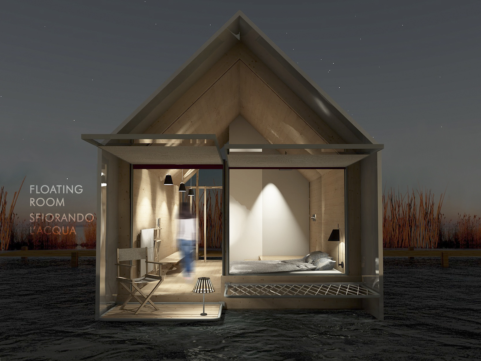FLOATING ROOM – SFIORANDO L’ ACQUA | Archistart